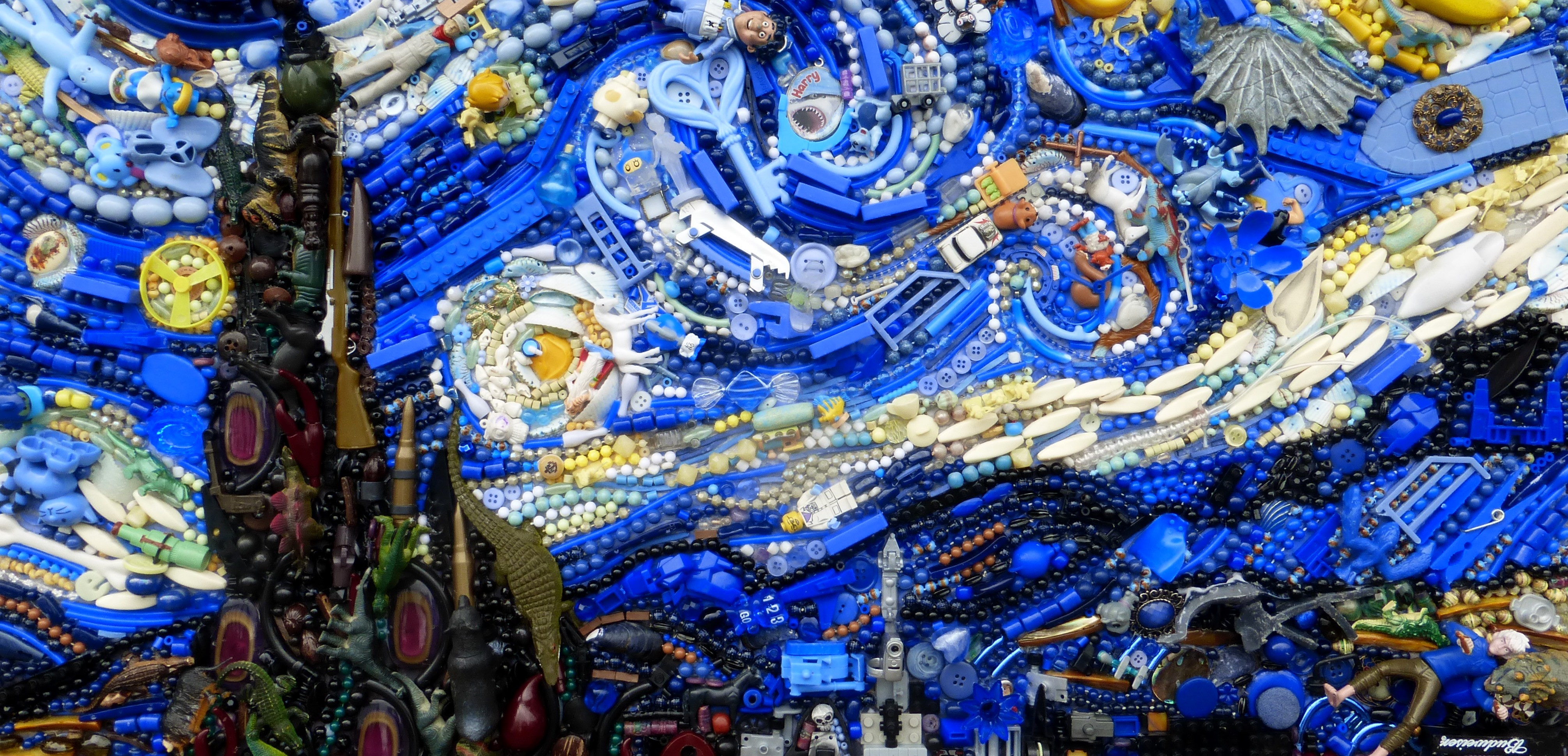 Bottoni e perline: l'arte riciclata di Jane Perkins - Green.it