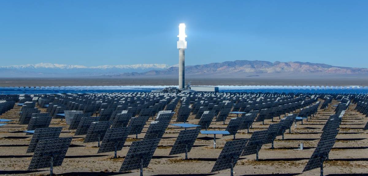 Il più grande impianto di produzione energetica solare termica a torre ...